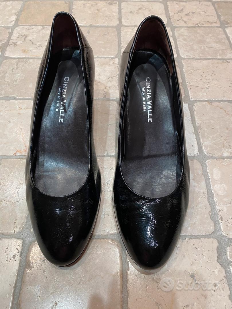 Scarpe donna in pelle nera n. 38 - Abbigliamento e Accessori In vendita ...