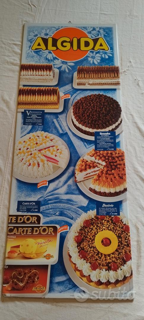 tabella listino prezzi gelati Algida anni '70 - Collezionismo In ...
