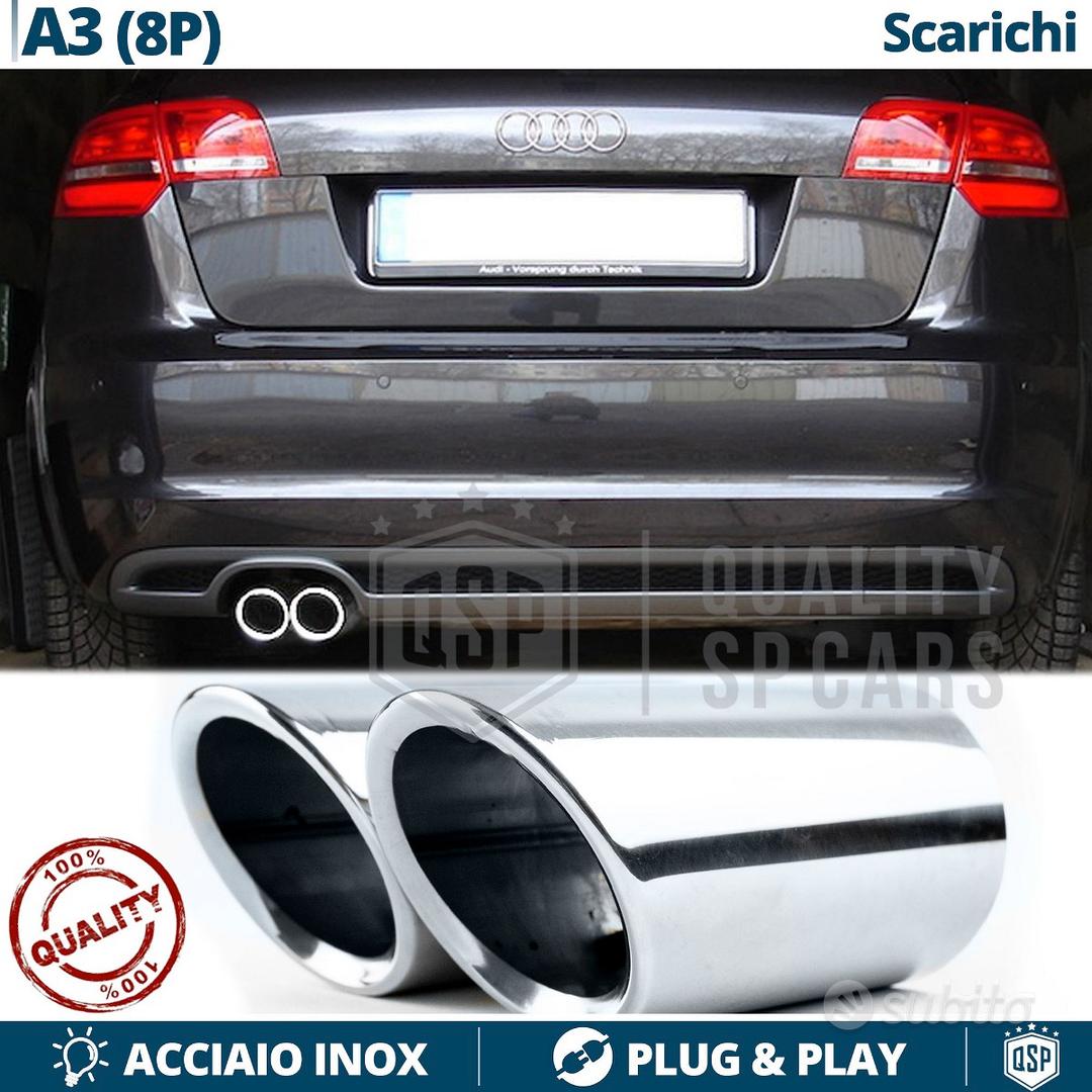 Subito - RT ITALIA CARS - Coppia TERMINALI di Scarico AUDI A3 8P 8PA ...