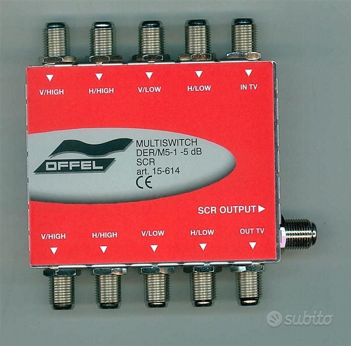 SCR 15-614 Multiswitch OFFEL Sky per condominio - Audio/Video In ...