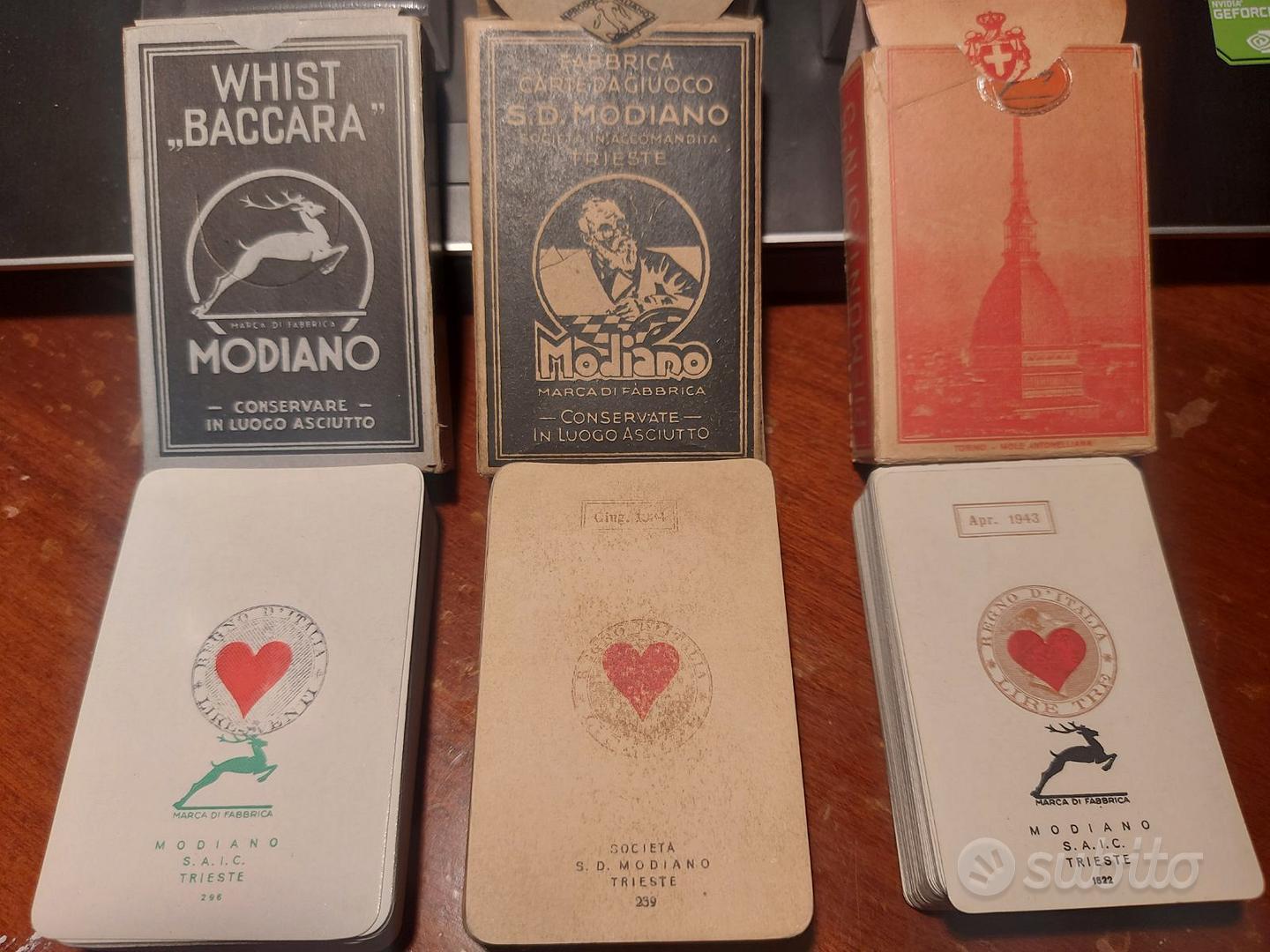 Carte da gioco MODIANO - Collezionismo In vendita a Cuneo