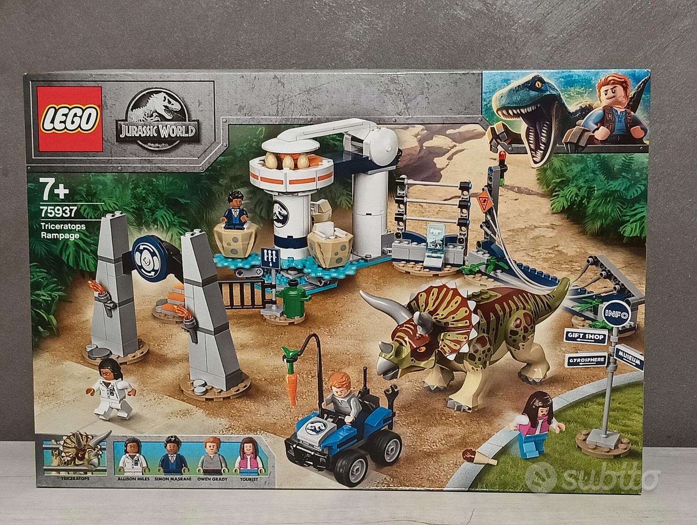 LEGO 75937 - JURASSIC WORLD - TRICERATOPS RAMPAGE - Collezionismo In ...