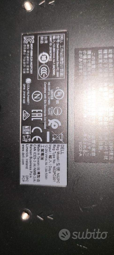 Dell Embedded Box PC 3000 - Informatica In vendita a Siena