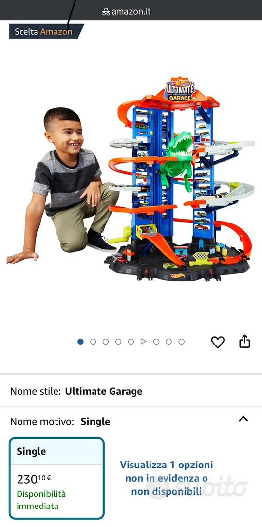 Pista Hot Wheels City Robo T-Rex Ultimate Garage - Tutto per i bambini ...