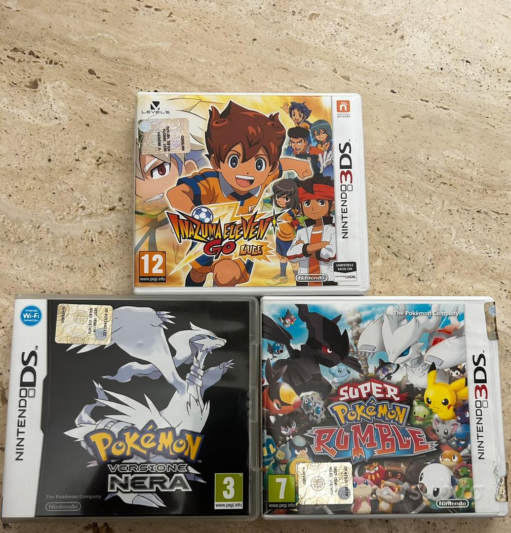 POKEMON NERO-INAZUMA ELEVEN GO LUCE-POKEMON RUMBLE - Console e ...