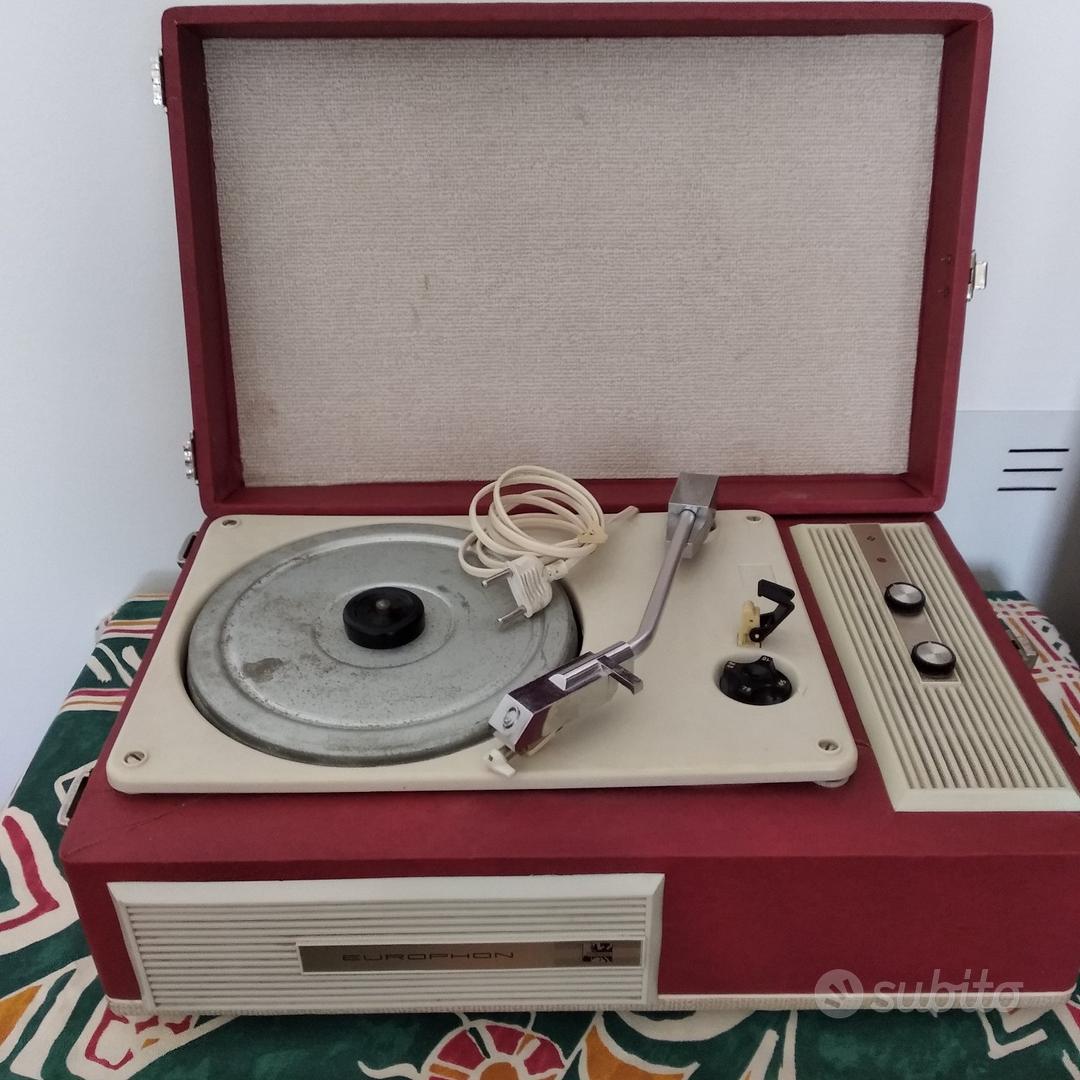 giradischi vintage Europhon con valigetta anni 50 - Audio/Video In vendita a Treviso