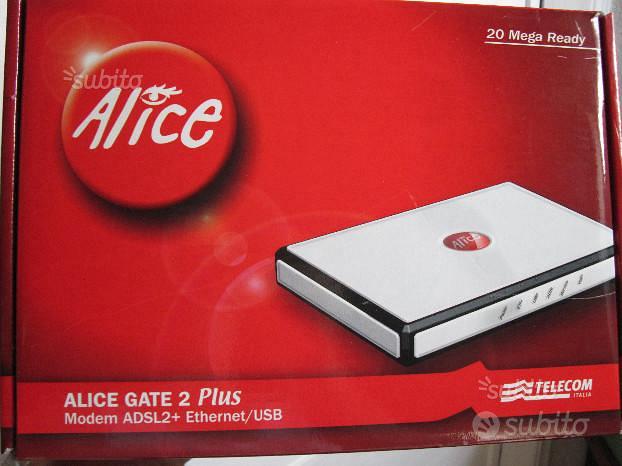 Modem Router Alice Gate 2 Plus no WI FI - Informatica In vendita a Vicenza