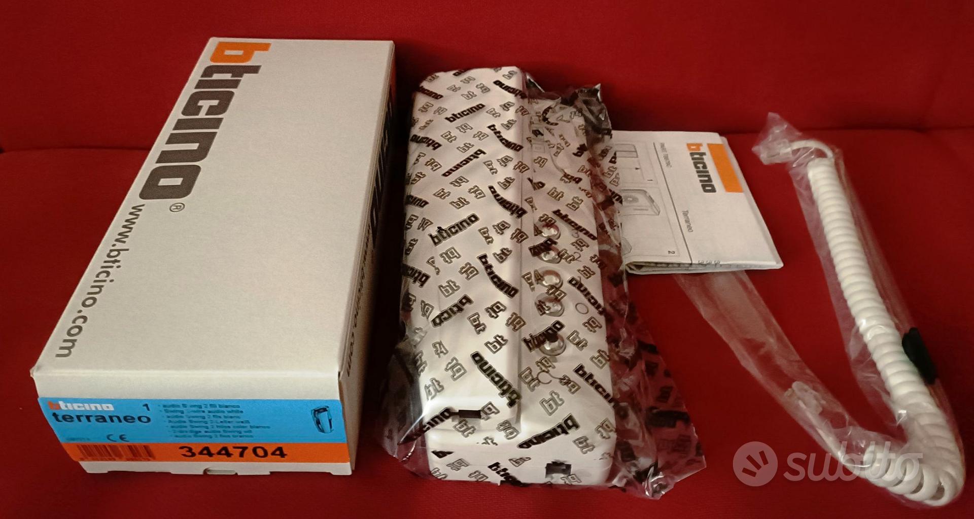 BTICINO TERRANEO CITOFONO 344704 BIANCO NUOVO - Elettrodomestici In ...
