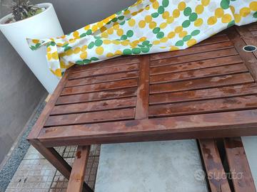 Tavolo grande Ikea applaro legno già smontato - Giardino e Fai da te In ...