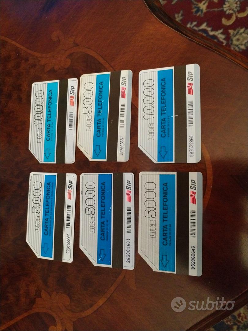 6 SCHEDE telefoniche italiane SIP serie turistica - Collezionismo In vendita a Salerno