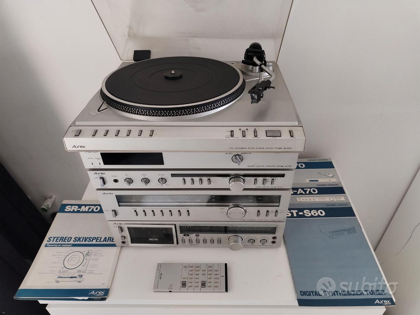 impianto Hi-Fi completo degli anni ’80 - Audio/Video In vendita a Como