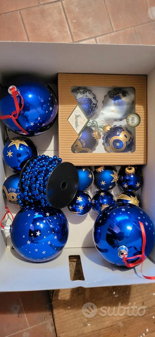 palle natalizie color blu e oro - Libri e Riviste In vendita a Bologna