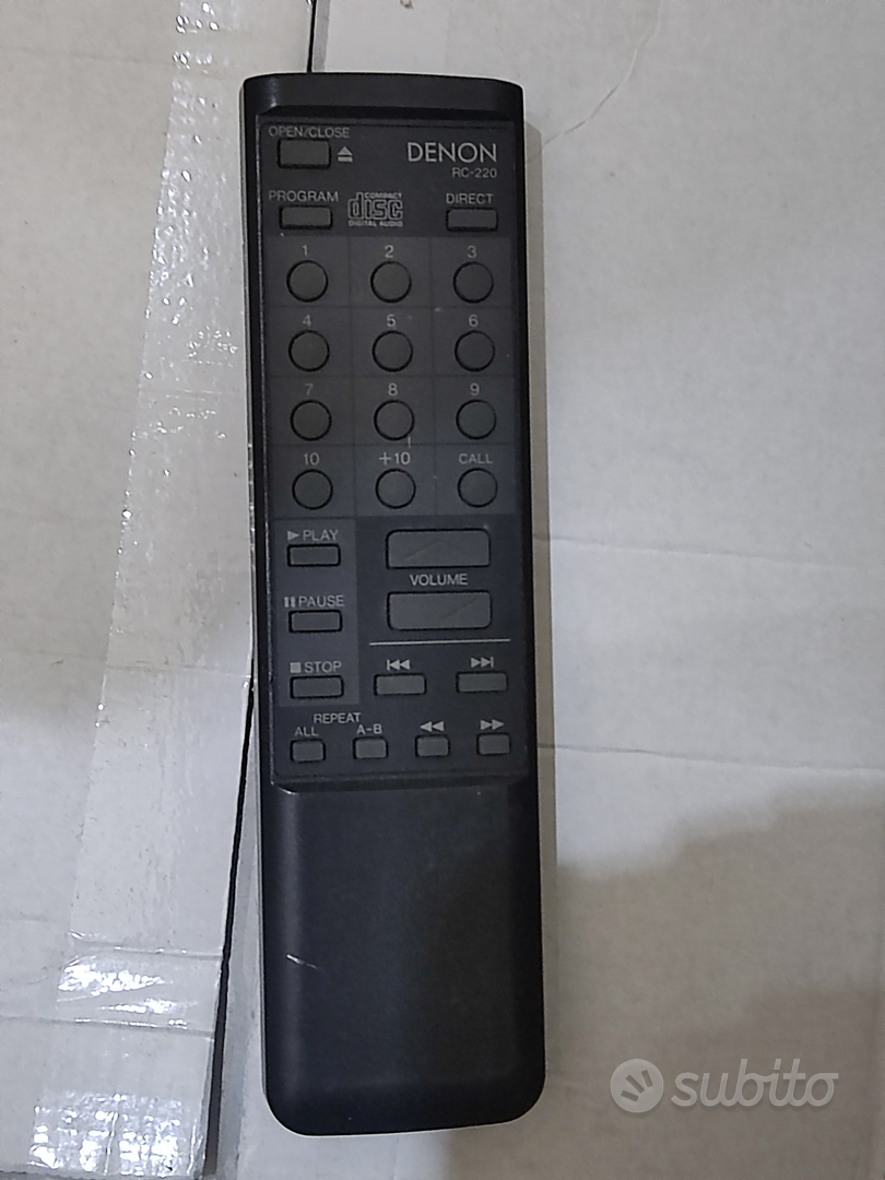 DENON RC 110 Telecomando Remote control CD Player - Audio/Video In ...