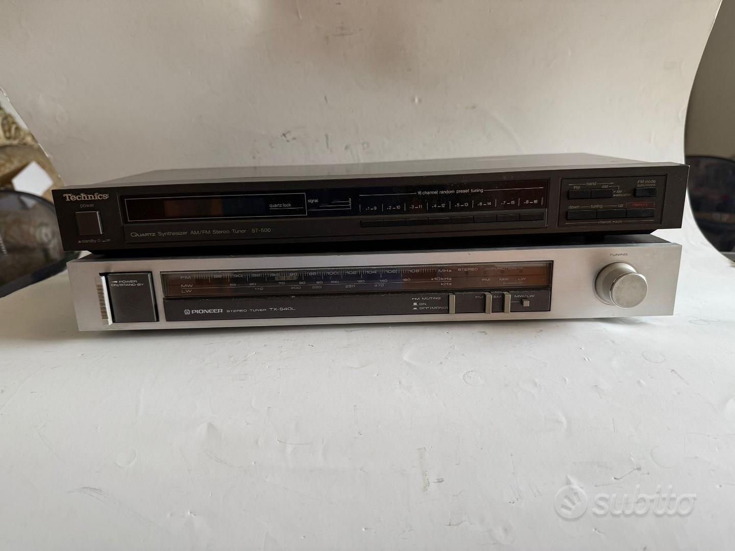 PIONEER TX-540L TUNER SINTONIZZATORE RADIO VINTAGE - Audio/Video In vendita a Caserta