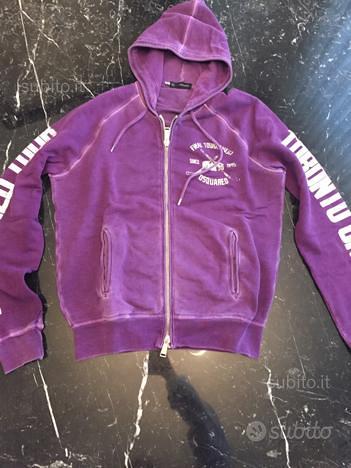 Dsquared felpa tg s viola - Abbigliamento e Accessori In vendita a Bergamo