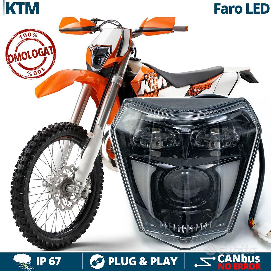Subito - RT ITALIA CARS - FARO LED Moto KTM OMOLOGATO Luce Bianca ...