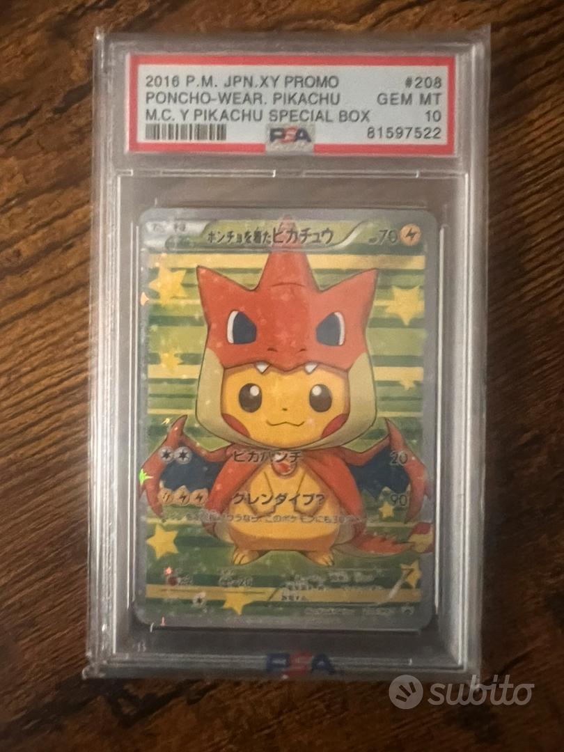 Carta card Pokemon Pikachu Poncho-Wear MT10 proxy - Collezionismo In ...