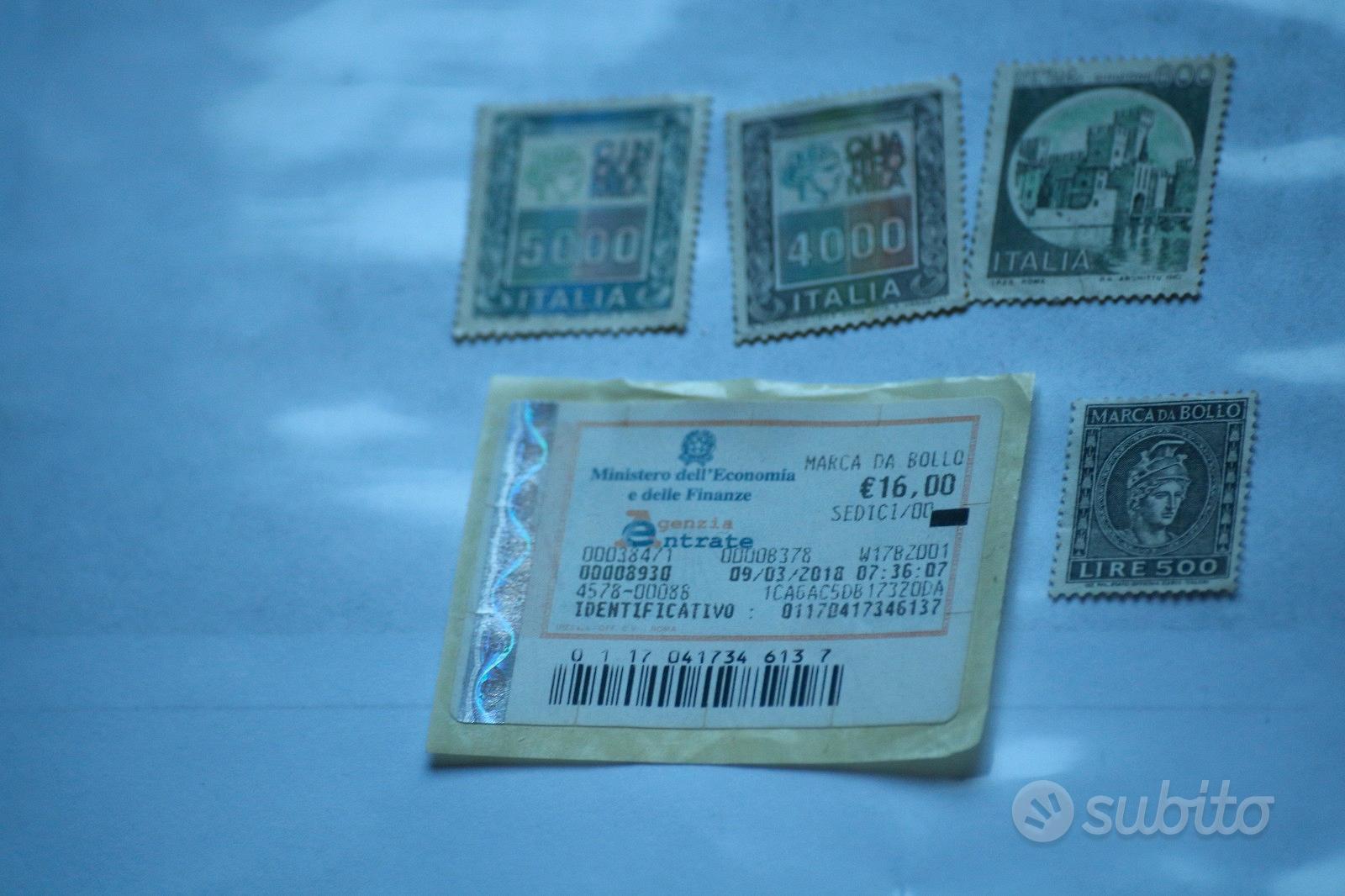 MARCHE BOLLO euro 16 + £ 500 + £ 4000 + £ 5000 - Collezionismo In ...
