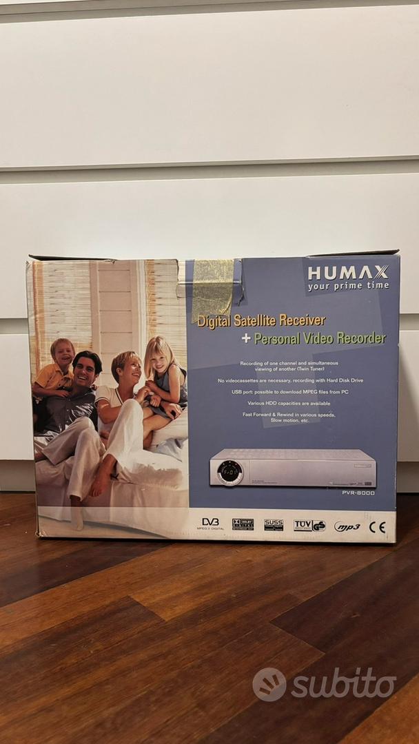 Decoder Satellitare HUMAX PVR-8000 - Audio/Video In vendita a Torino
