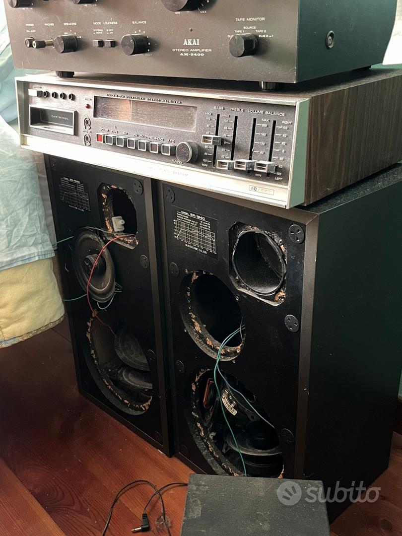 Amplificatore akai 2400 e diffusori - Audio/Video In vendita a Verona