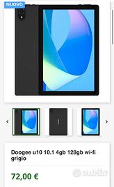 Tablet Doogee U 10 con Wi-fi da 128 Gb e 4+5Gb Ram - Informatica In ...