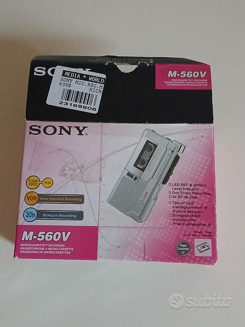 Registratore a micro-cassette di Sony mod.M-560V - Audio/Video In ...