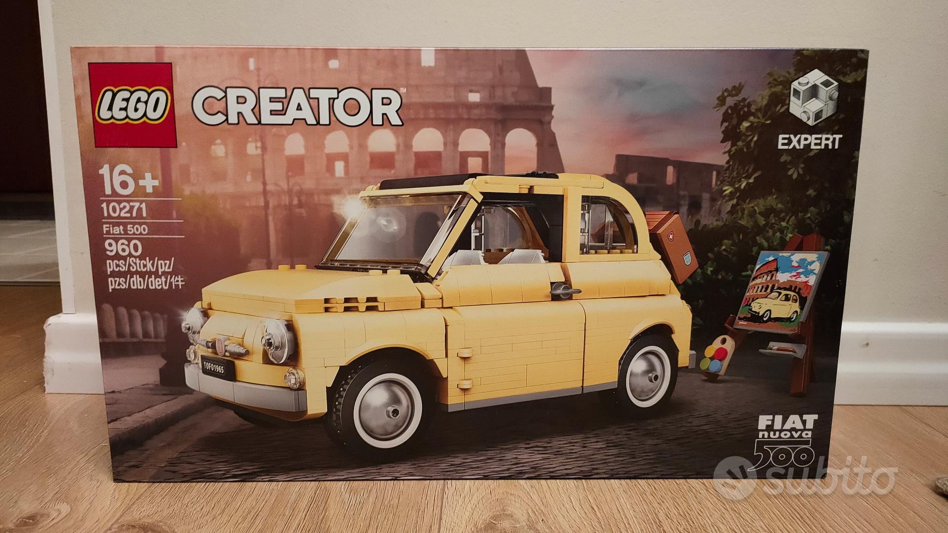 Lego Fiat 500 gialla modello 10271 - Collezionismo In vendita a Trieste