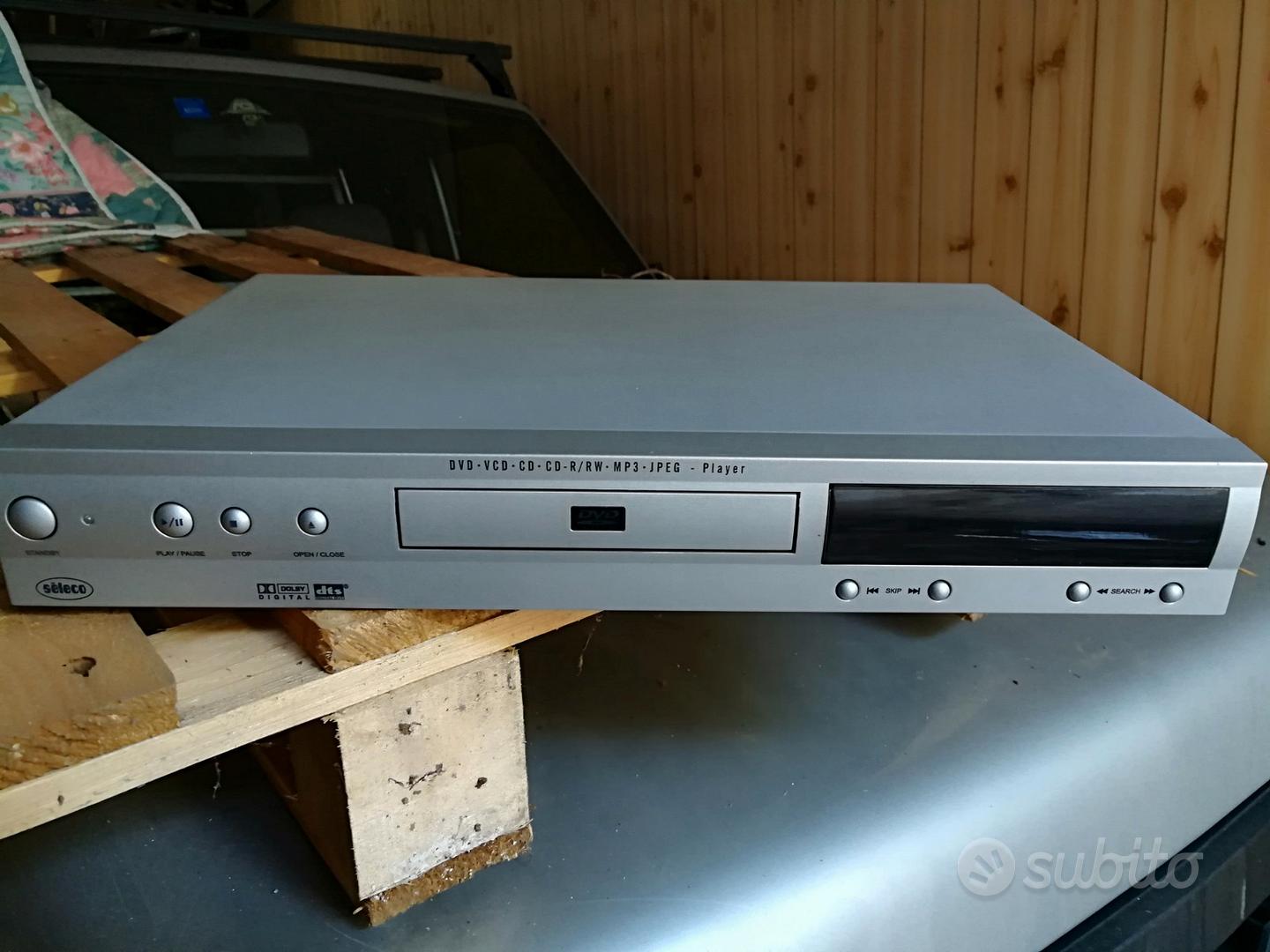 DVD lettore Seleco CD, Vcd, Cd Rw, jpeg, Mp3 tutti - Audio/Video In ...