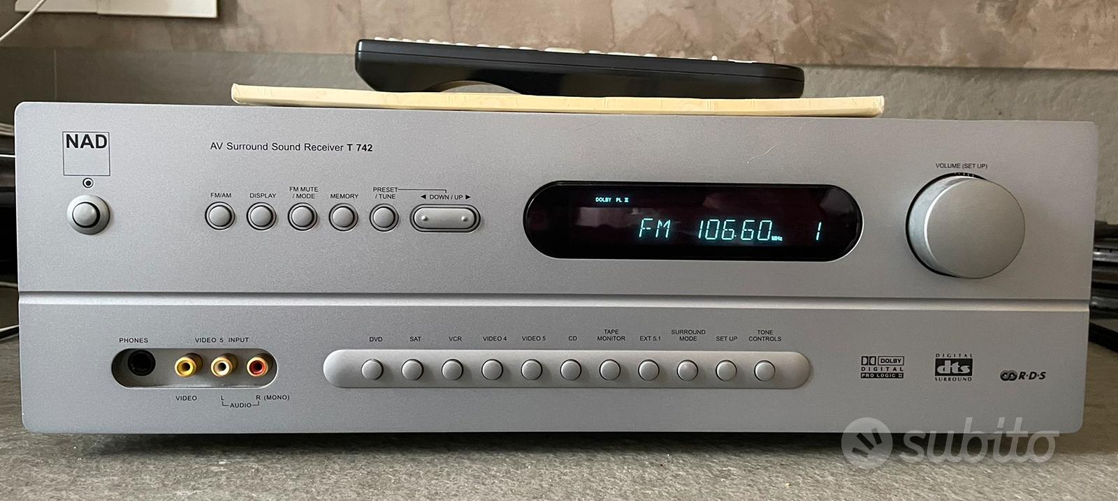 NAD T742 Amplificatore Audio/Video Surround - Audio/Video In vendita a Roma