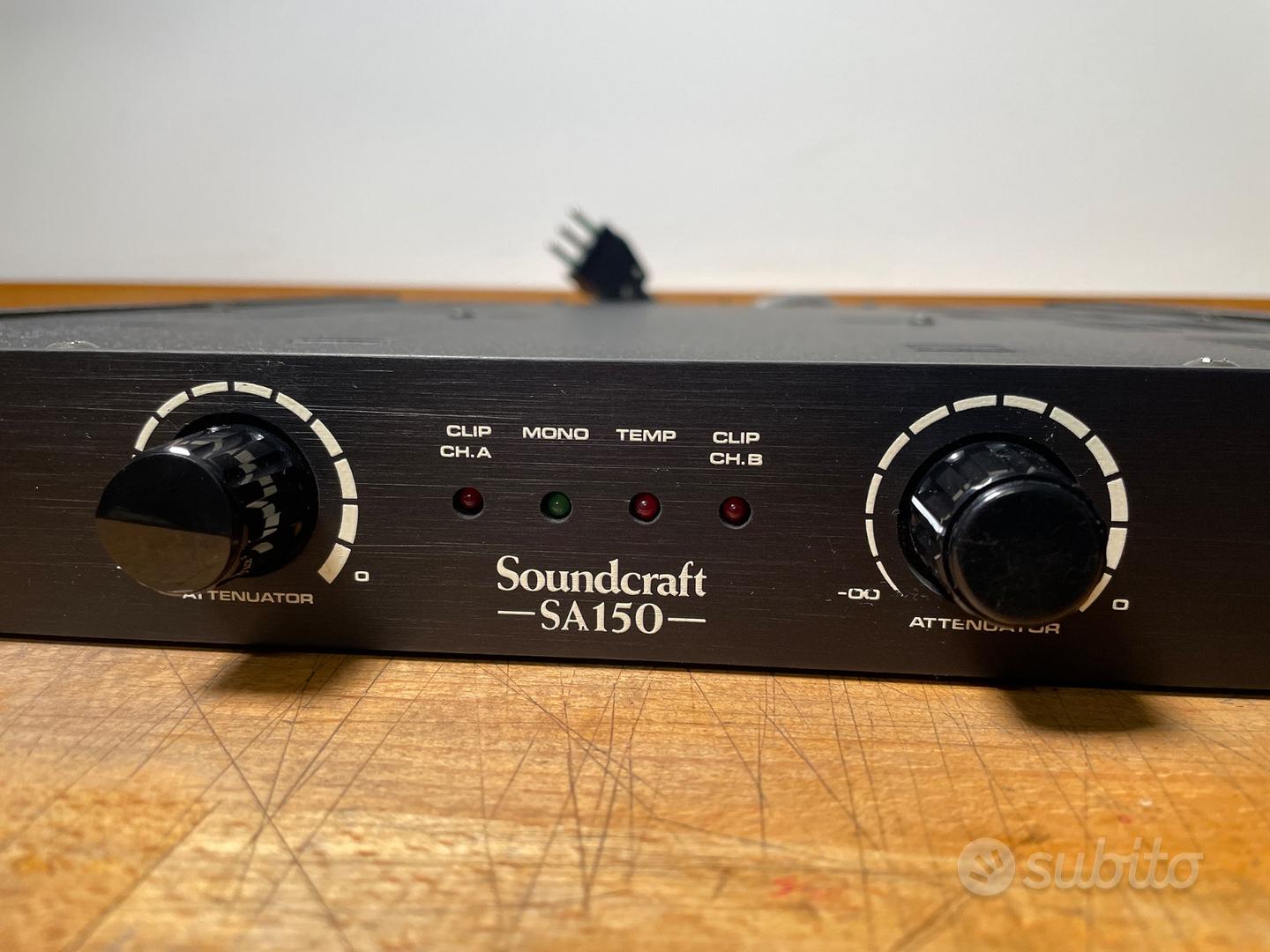 Amplificatore finale Soundcraft SA150 - Audio/Video In vendita a Milano