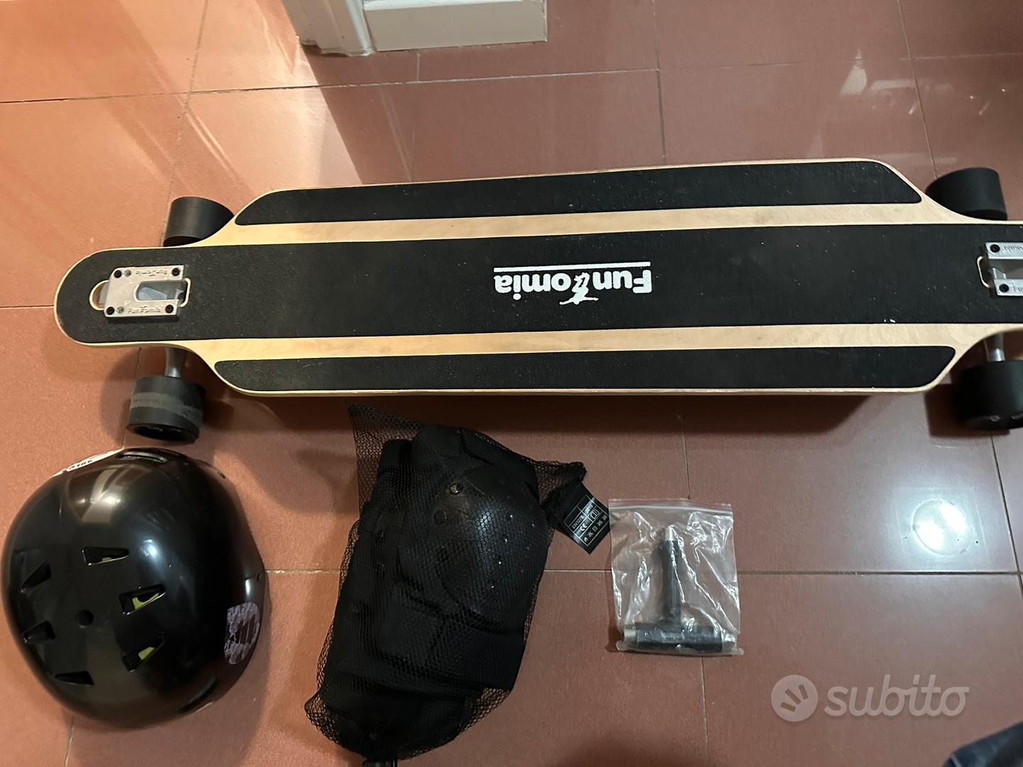 Longboard Funtomia compreso Casco e Protezioni - Sports In vendita a ...