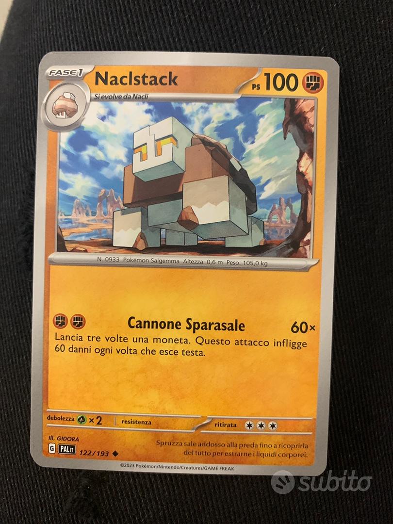 Carta Pokémon Naclstack - Collezionismo In vendita a Bari