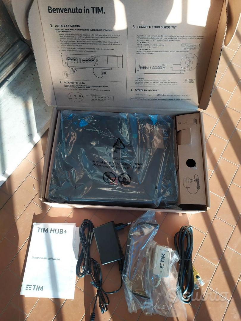 MODEM ROUTER TIM HUB+ DGA4331TIM - Informatica In vendita a Milano