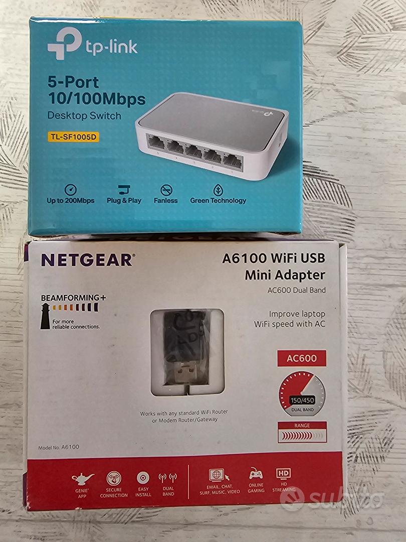 Switch + wifi mini adapter USB - Informatica In vendita a Cuneo