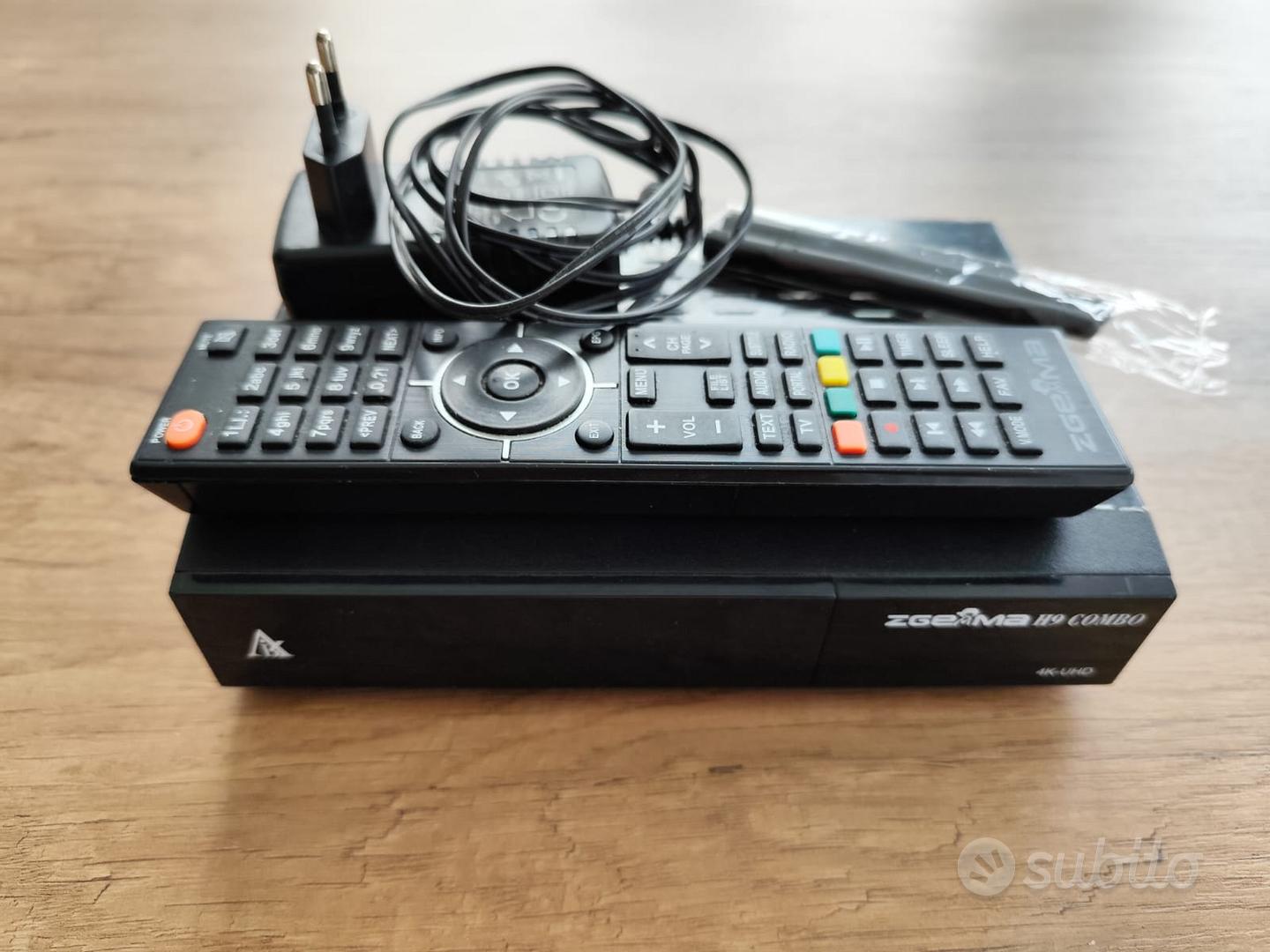 Decoder TV Zgemma H9 Combo 4K - Audio/Video In vendita a Catania