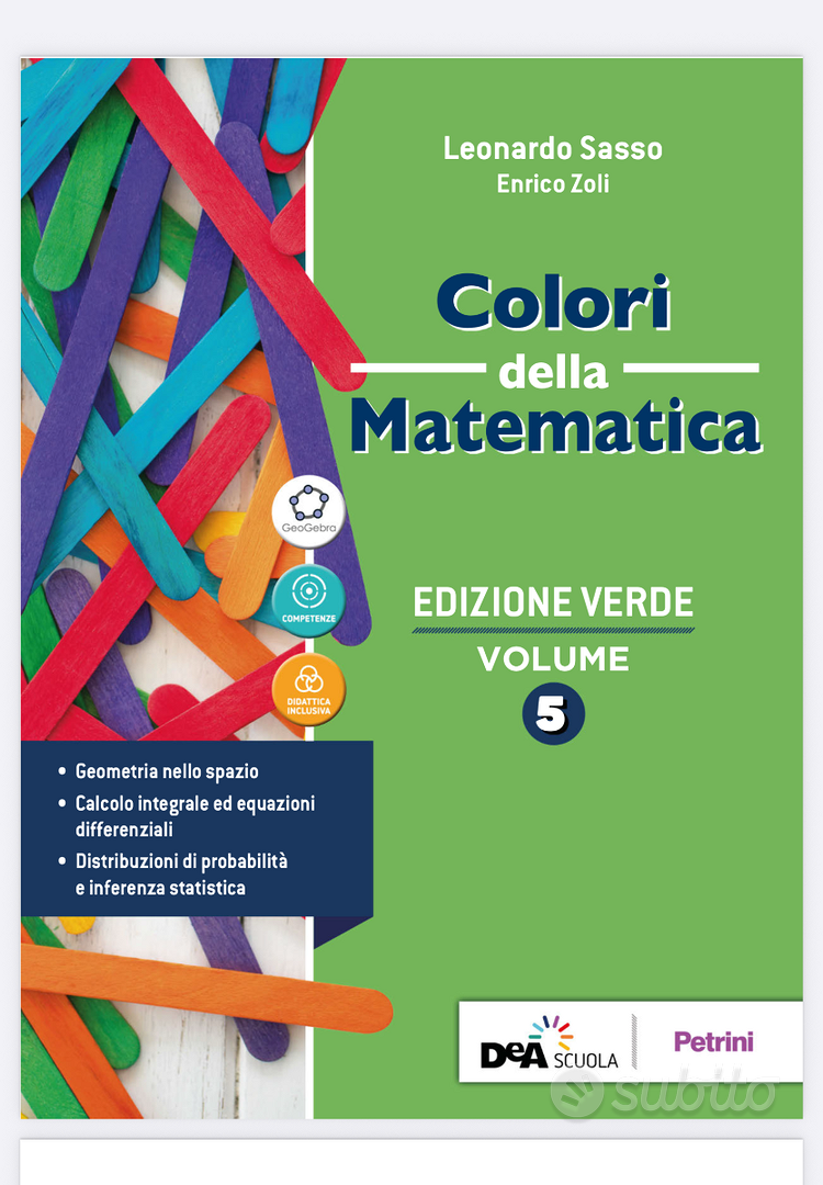 Colori della matematica 5 edizione verde - Libri e Riviste In vendita a ...
