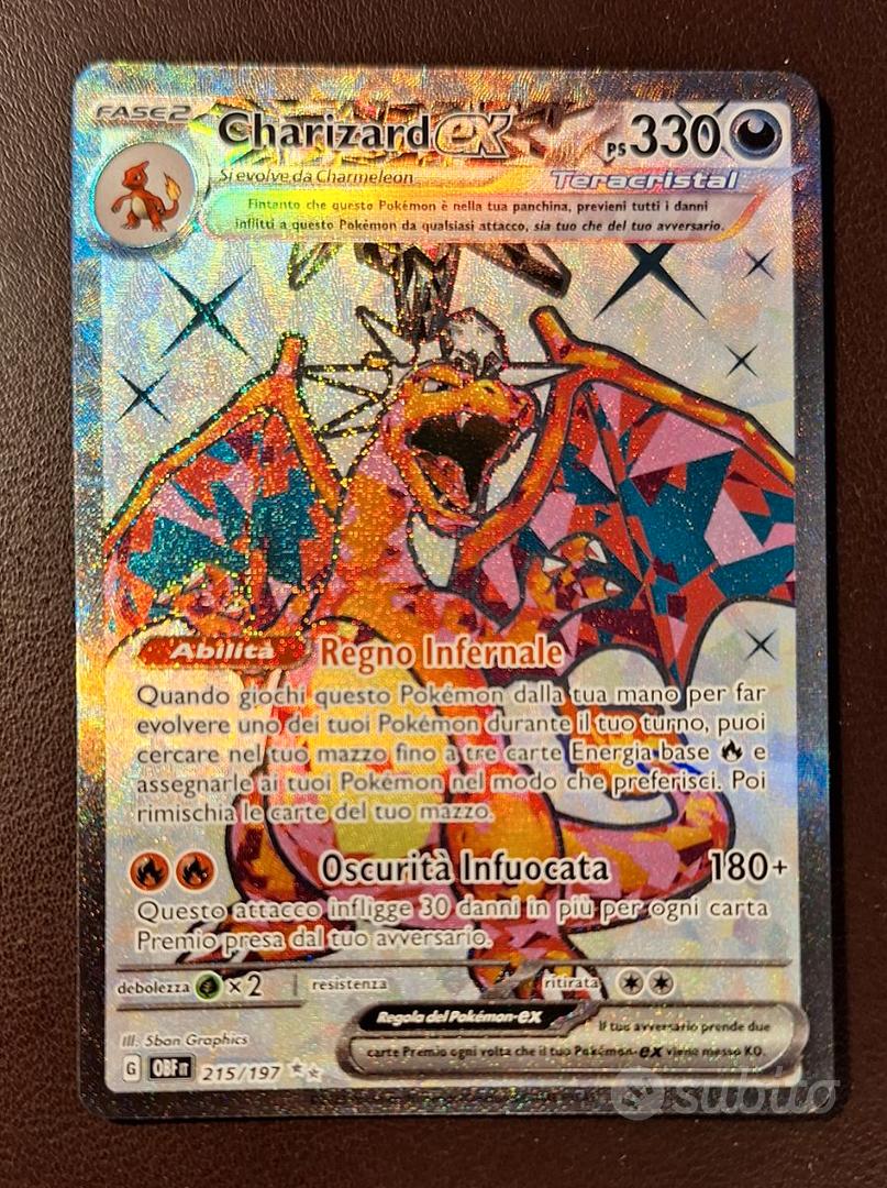 Carta Pokemon Italiano Charizard Ossidiana Infuoca Collezionismo In