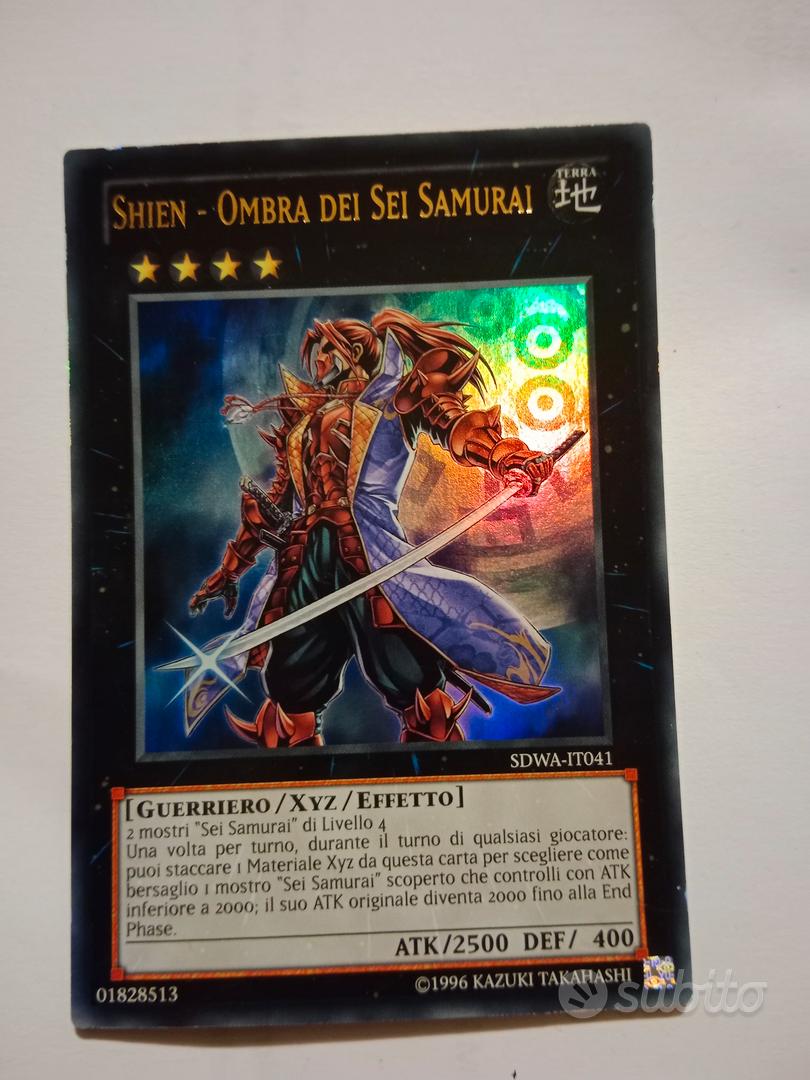 Yu gi oh Shien ombra sei samurai - Collezionismo In vendita a Milano