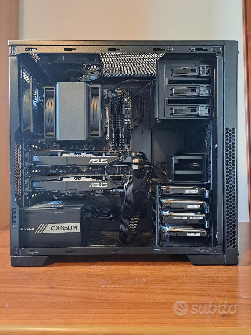 PC Workstation full black - Informatica In vendita a Roma