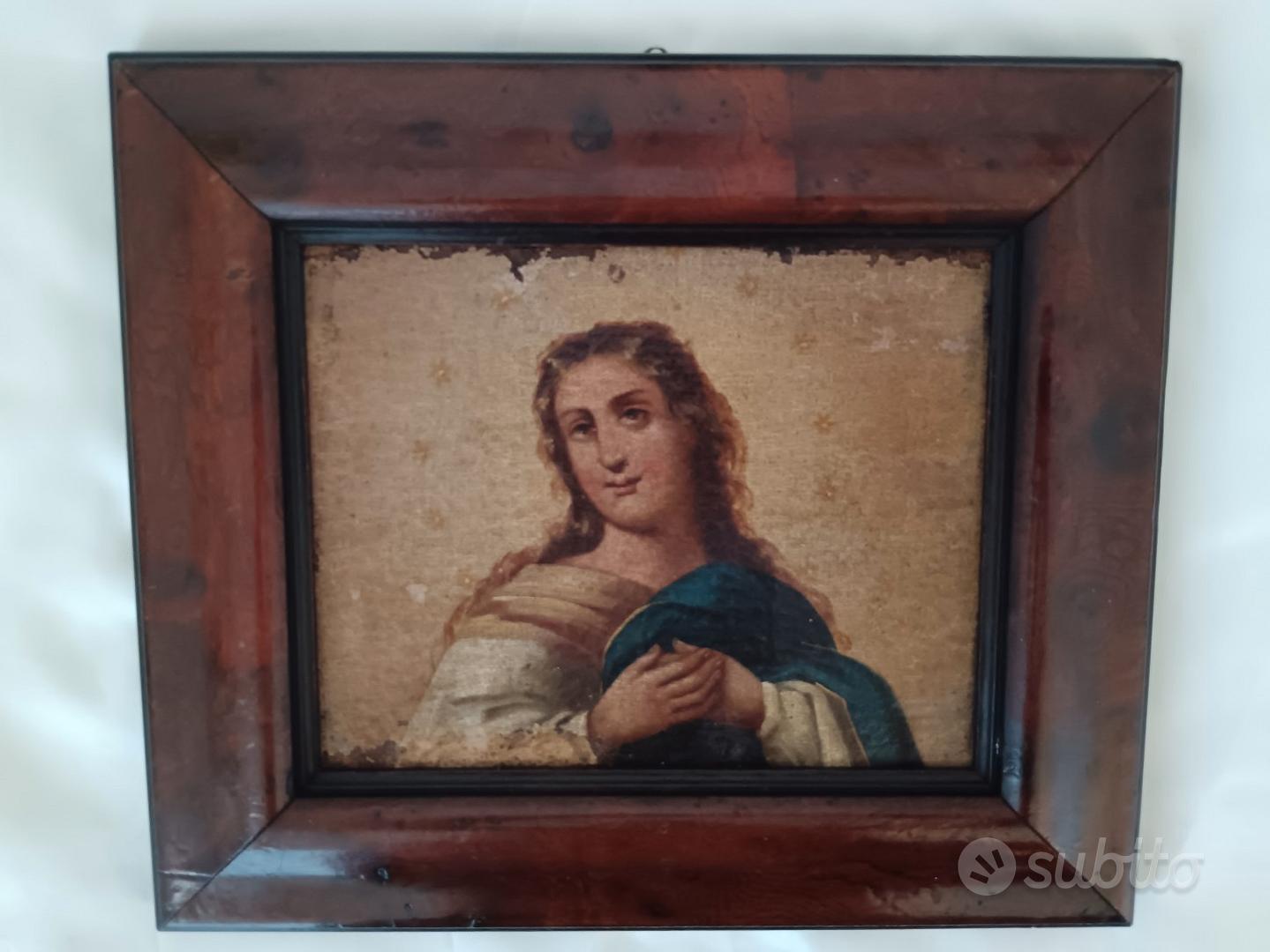 Dipinto sacro antico olio su tela - Collezionismo In vendita a Roma