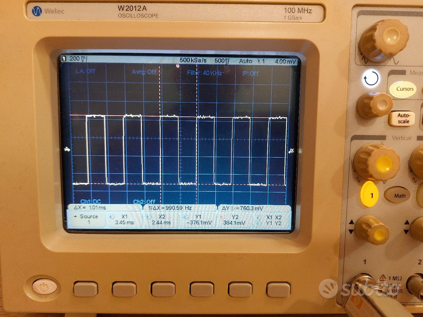 oscilloscopio welec w2012a 100MHz - Audio/Video In vendita a Torino