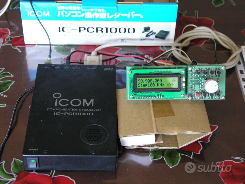 ICOM PCR 1000 + CONTROLLORE - Audio/Video In vendita a Pavia