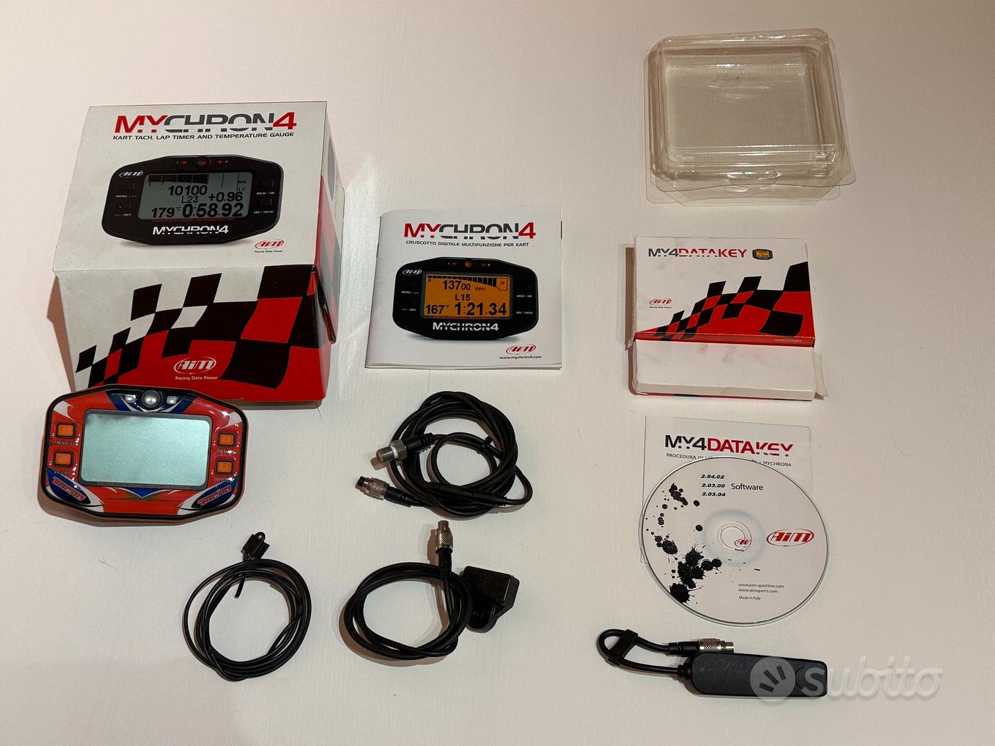 AIM MyChron 4 + Datakey - Sports In vendita a Biella