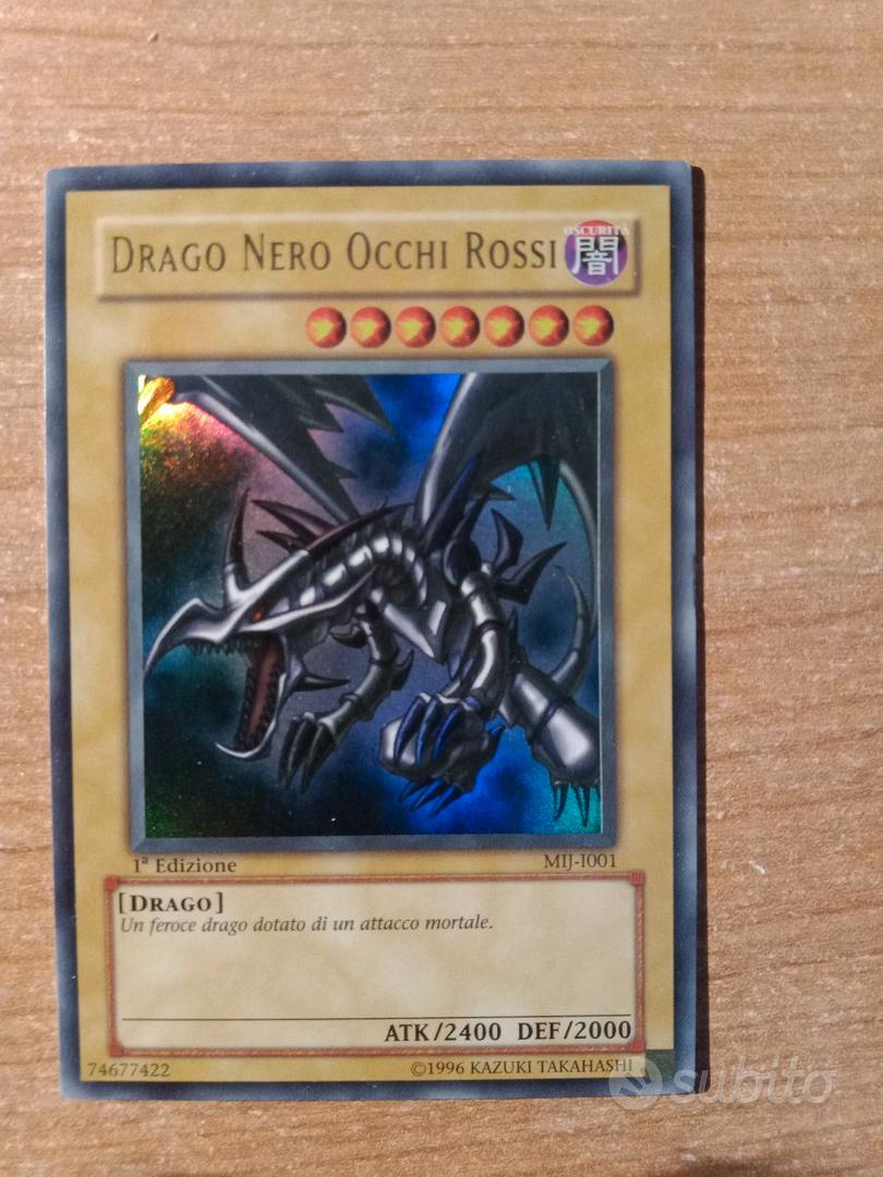 Carta yugioh Drago nero occhi rossi 1ed - Collezionismo In vendita a ...