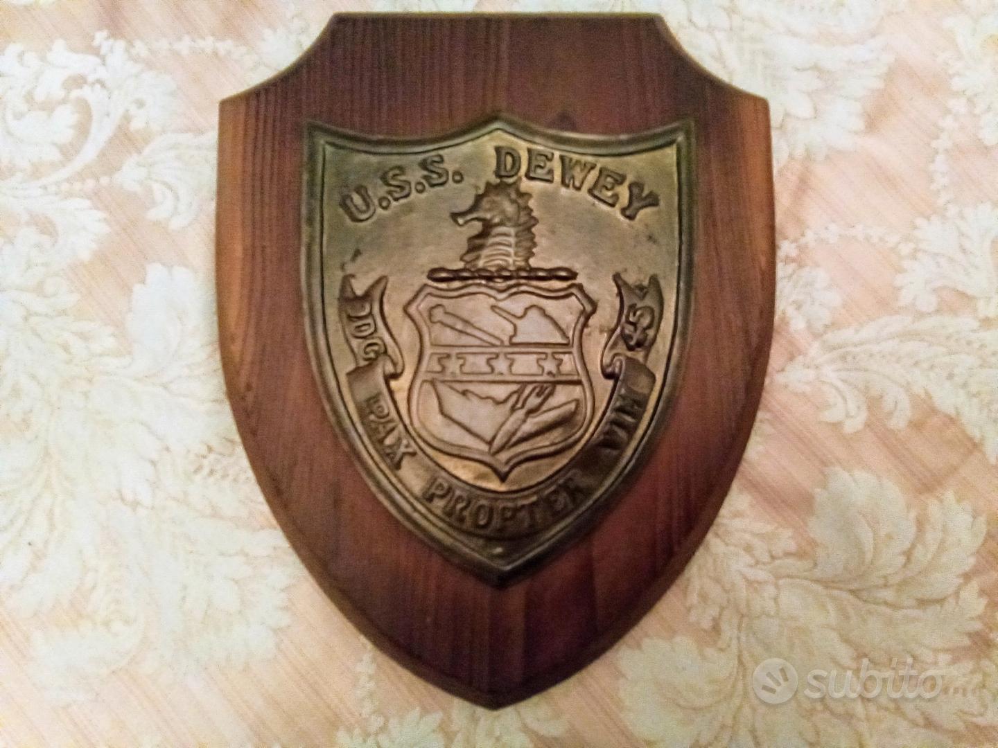 Crest Marina Militare Americana U SS Dewey raro - Collezionismo In ...