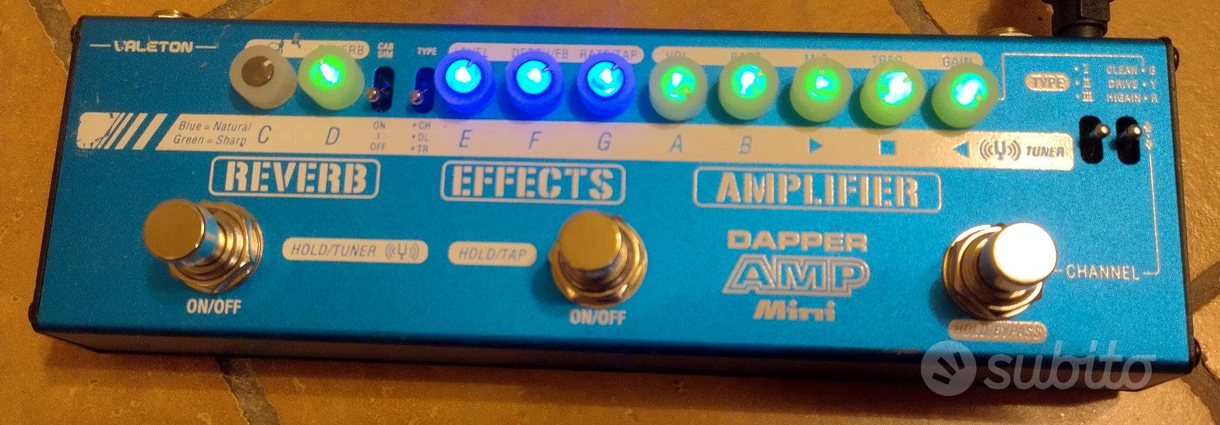 Valeton Dapper Amp Mini Mes-6, FX Per Chitarra - Audio/Video In vendita ...
