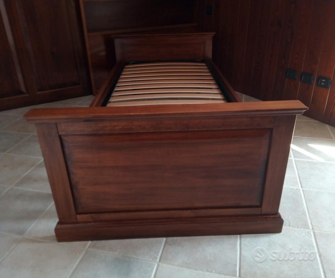 Letto singolo in Legno Massello - Arredamento e Casalinghi In vendita a ...
