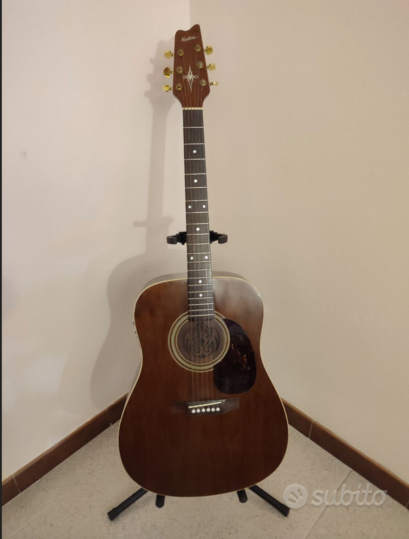 Acustica elettrificata doppia spalla in mogano - Strumenti Musicali In ...