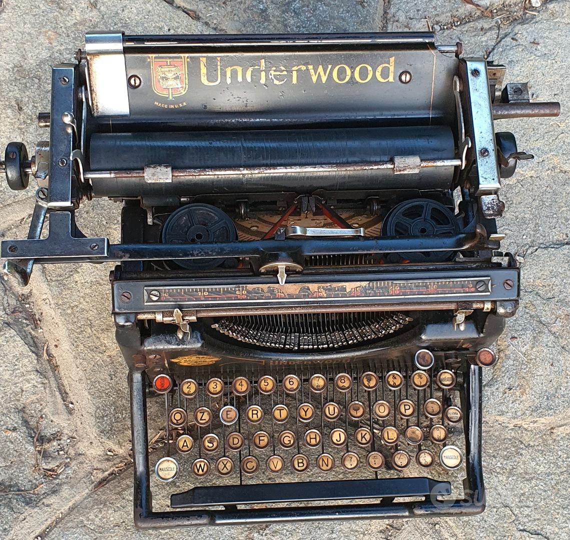macchina da scrivere Tito Beuf Underwood 1915 - Collezionismo In ...
