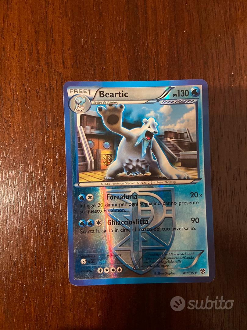 Carta Pokemon Beartic Rara Foil Reverse Collezionismo In Vendita A